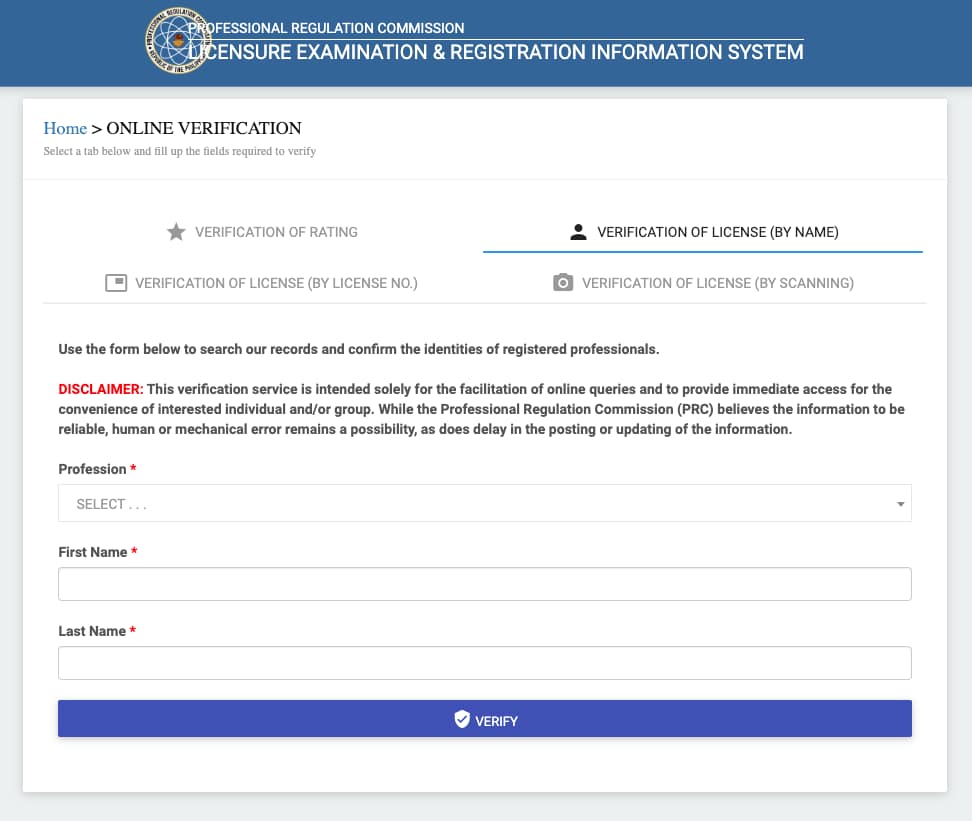 How to Conduct a Philippine PRC License Verification for RN